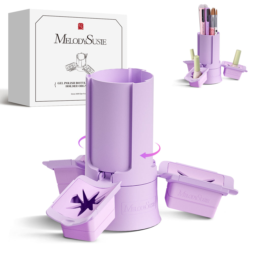 GelCarousel Rotatable Nail Art DIY Station | MelodySusie