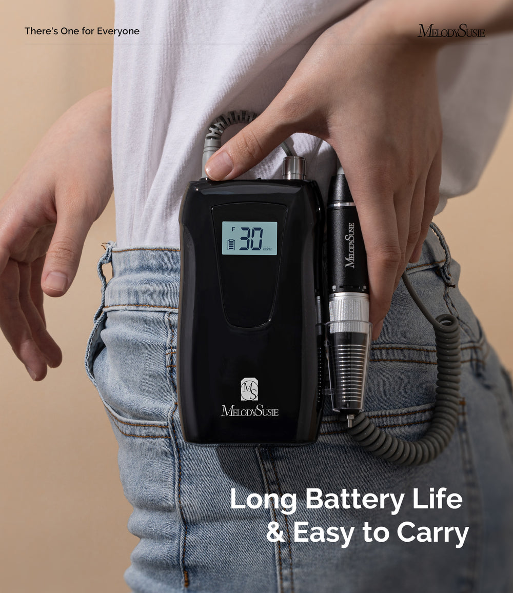 Selene(SC320D) Rechargeable Nail Drill 30,000 RPM (Black)