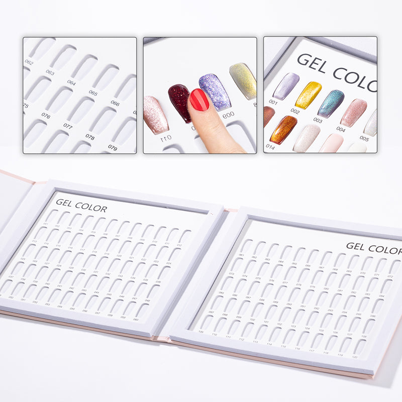 Nail Gel Polish Display Card Book