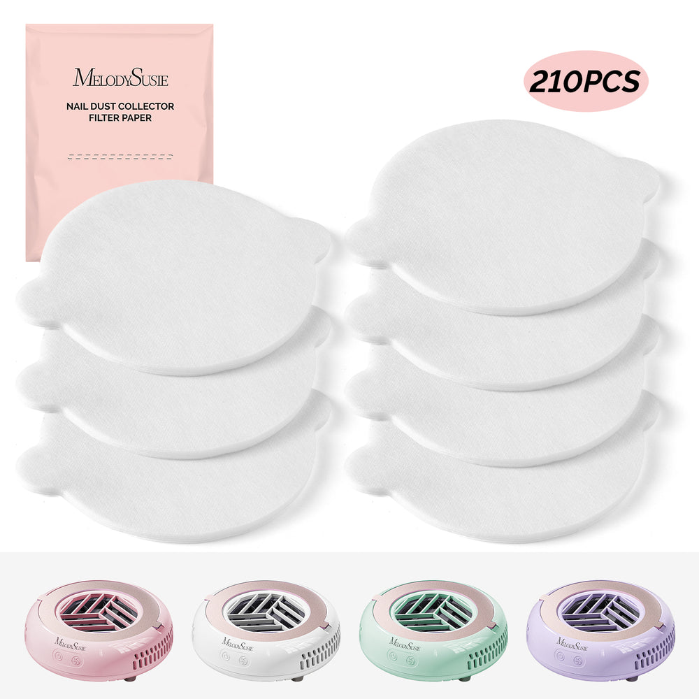 120Pcs Disposable Filter Papers for HPROA Nail Dust Collector