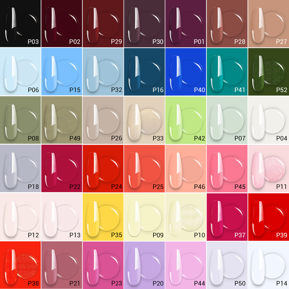 Fleurwee HEMA-Free & HPMA-Free & TPO-Free Plant-Based Color Palette 15