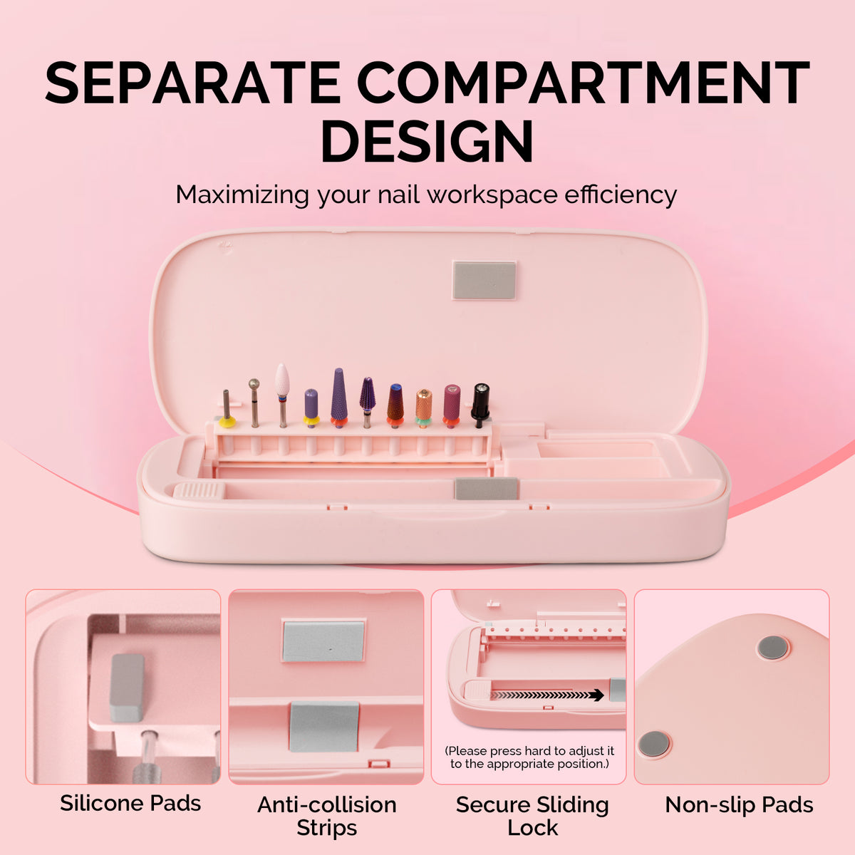 Acrylic Nail Tool Storage Box(ONLY BOX)