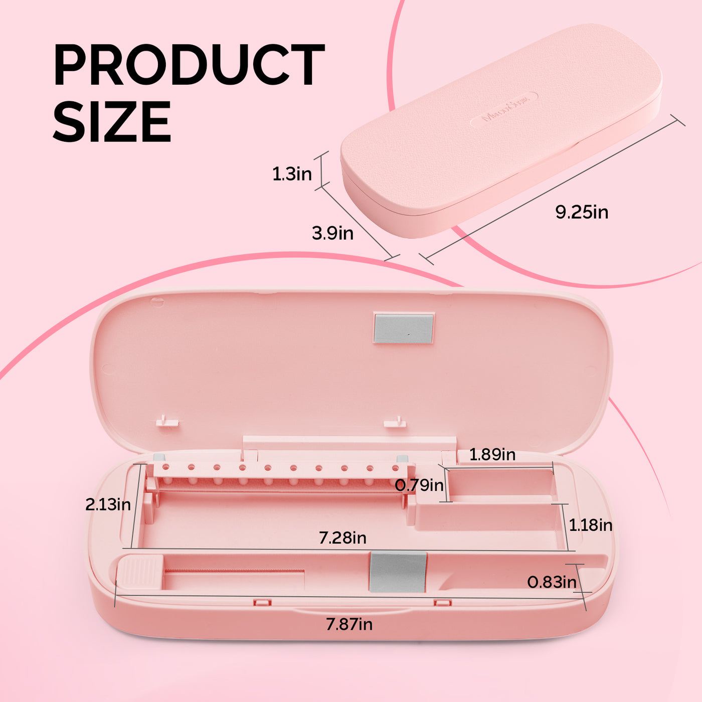 Acrylic Nail Tool Storage Box(ONLY BOX)