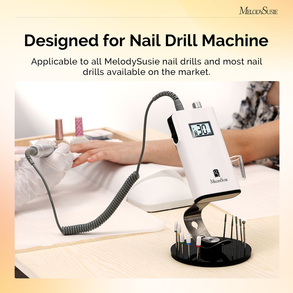 Nail Drill Machine Holder with 10 Holes Nail Drill Bits