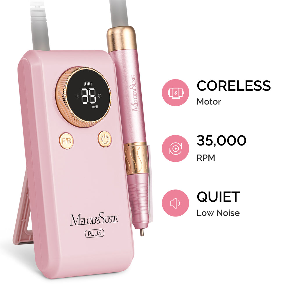 SM330G Clip-On Advanced Rechargeable 2-in-1 Nail Drill with Built-In S