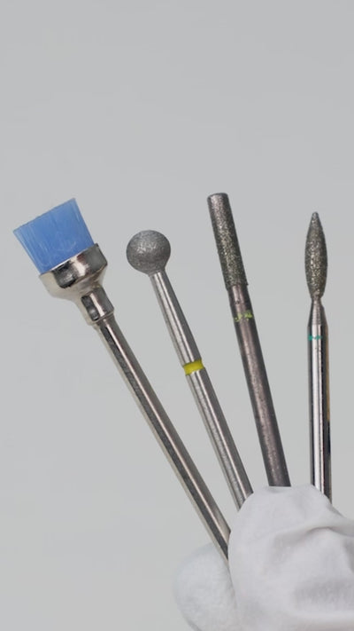 Diamond Cuticle Nail Drill Bits Set 10Pcs